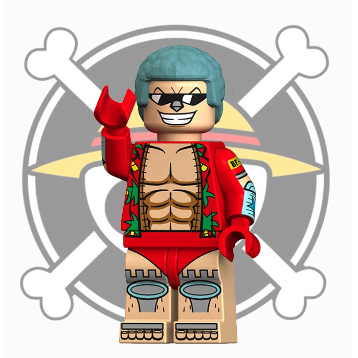 Lego Compatible Minifigures One Piece Franky Building Blocks | Shopee ...