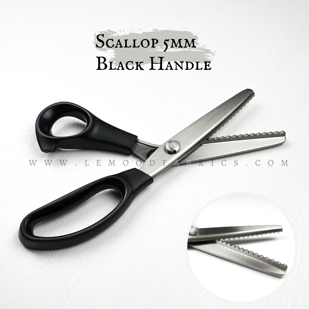 Le Mood Pinking Shears Zig Zag Fabric Scissors Gunting Kain Gunting ...