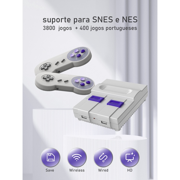 VILCORN 16 Bit Wireless Dendy Retro TV Video Game 4200+ Games ...