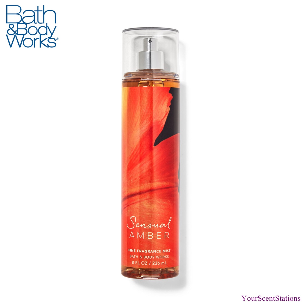 Bath & Body Works Sensual Amber Fine Fragrance Mist 236ml | Shopee Malaysia