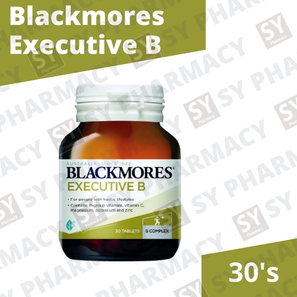Blackmores Executive B Tablets 30's (Exp: 02/2026) | Shopee Malaysia