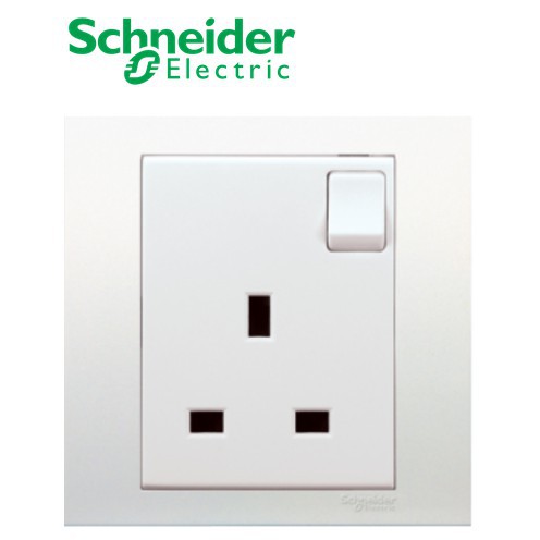 Schneider Vivace 13A Switch Socket Outlet KB15 3 Pin Plug | Shopee Malaysia
