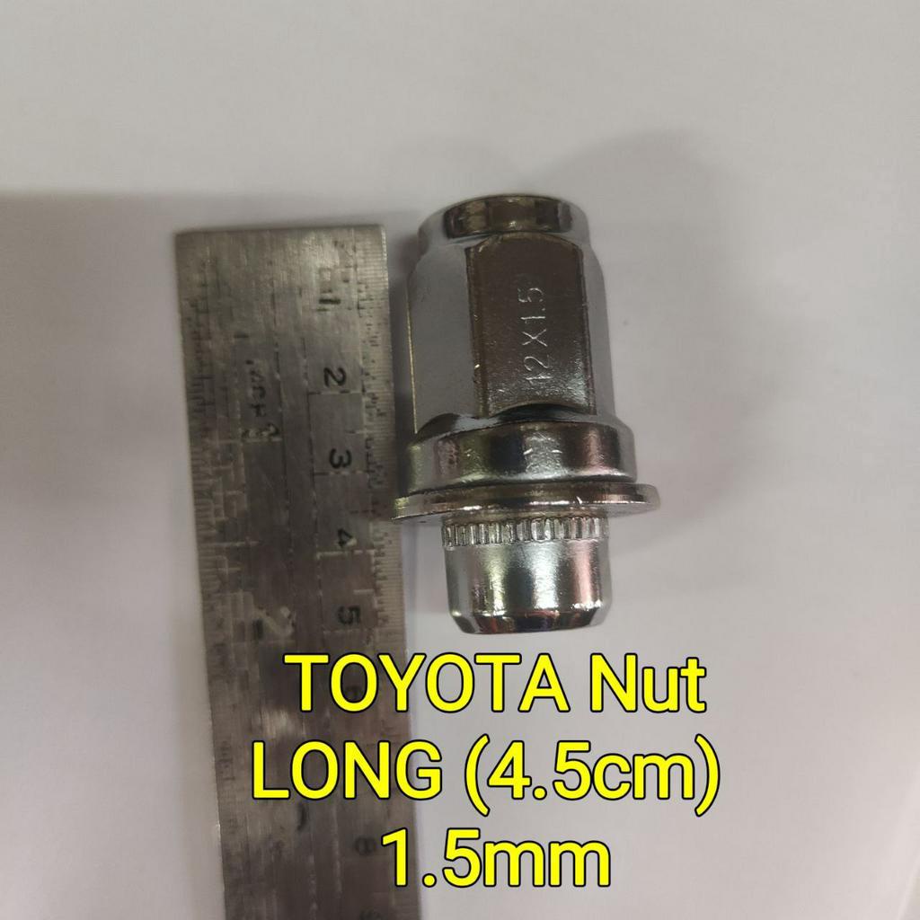 [FOR 19mm Tyre Spanar Lever] Rim Nut M12x1.5 M12x1.25 Wheel Lug Nut Nat ...