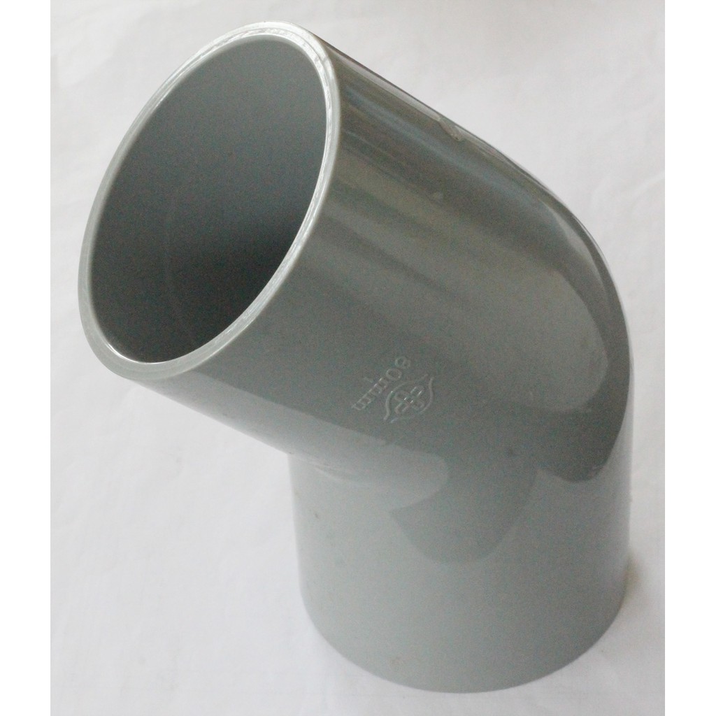 PVC 45 Degree Elbow Bend 3 inch (80 mm) | Shopee Malaysia