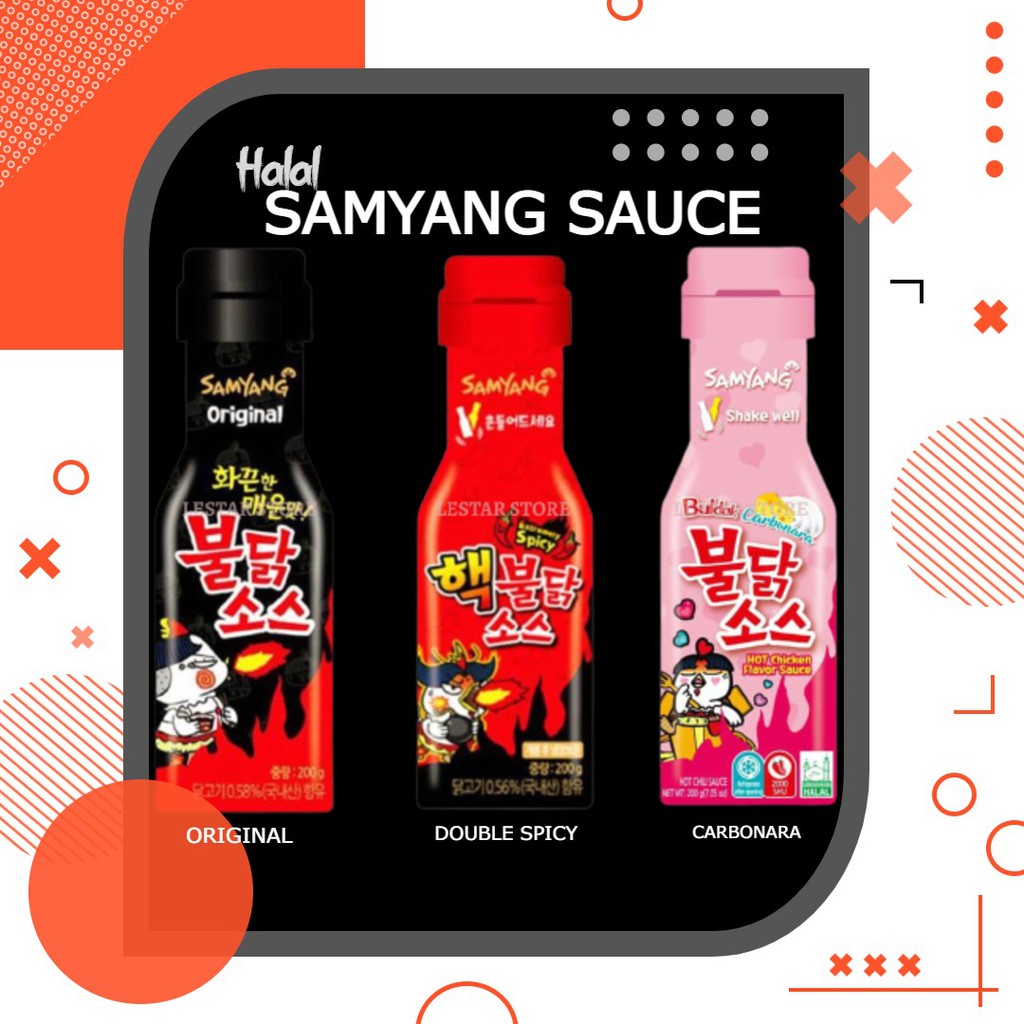 SOS RAMEN SAMYANG KOREA HALAL - SAMYANG ORIGINAL SAUCE - SAMYANG DOUBLE ...