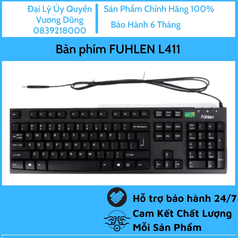 Fuhlen L411 keyboard (Genuine, distributed by ninza) | Shopee Malaysia