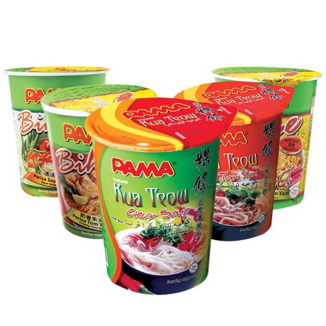 PAMA Cup Instant Noodles (55g) Halal - Malaysia | Shopee Malaysia