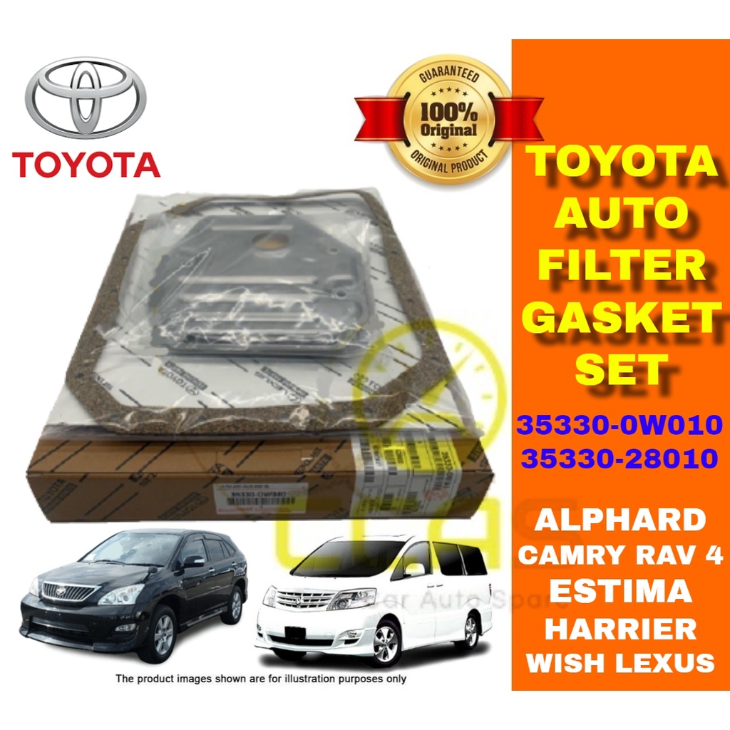 100% ORIGINAL Toyota Auto filter Gasket Alphard Estima Camry Harrier ...
