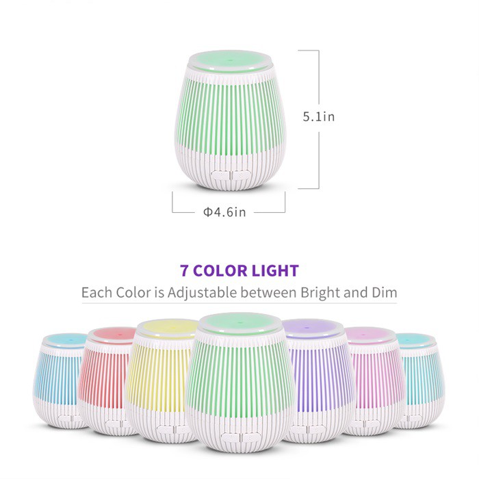 USB Aroma Diffuser Stripe White (100ml) | Shopee Malaysia