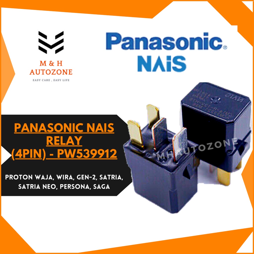 PROTON WAJA, WIRA, GEN 2, SATRIA, SATRIA NEO, PERSONA, SAGA 4 PIN RELAY ...