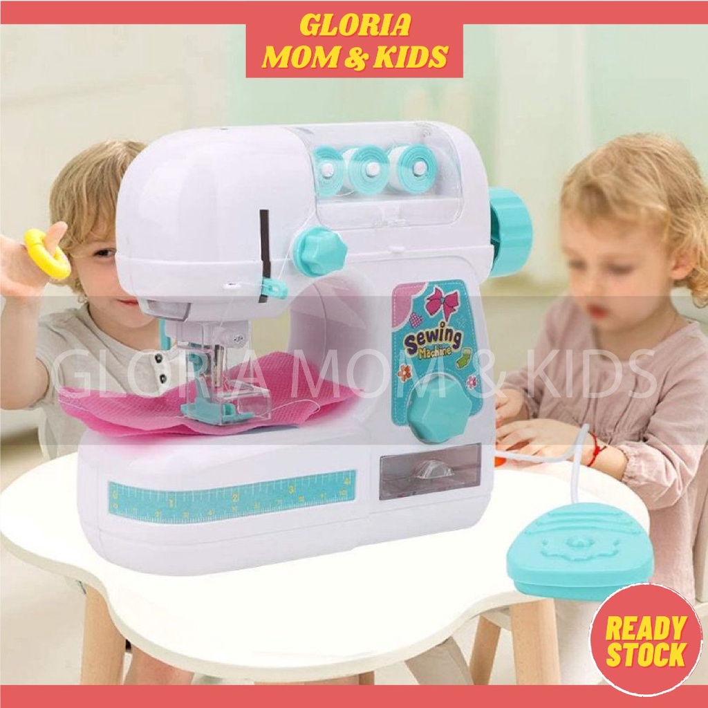 Kids Electric Sewing Machine Pretend Play Toys Home Appliance Children ...