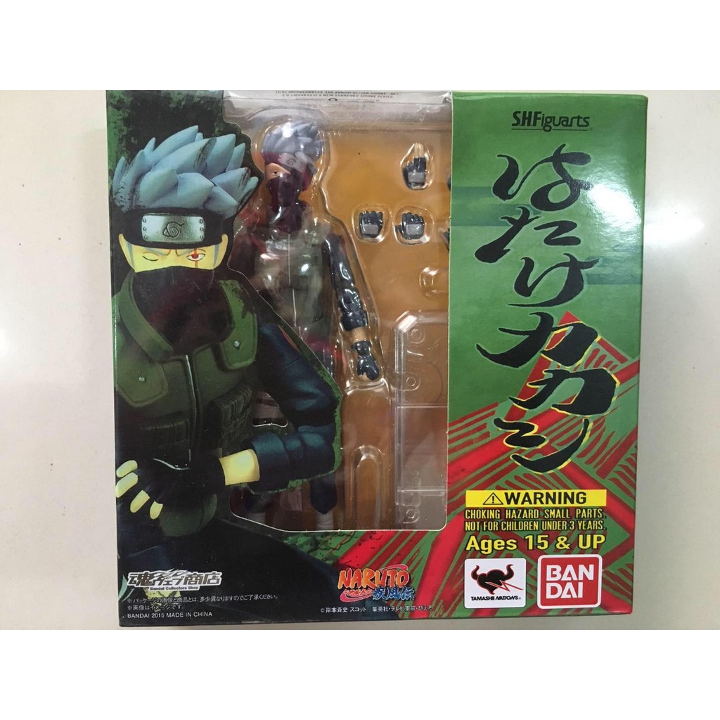 Shf Kakashi Hatake Ninja Naruto Hokage Action Base BANDAI BOX NEW MIB ...
