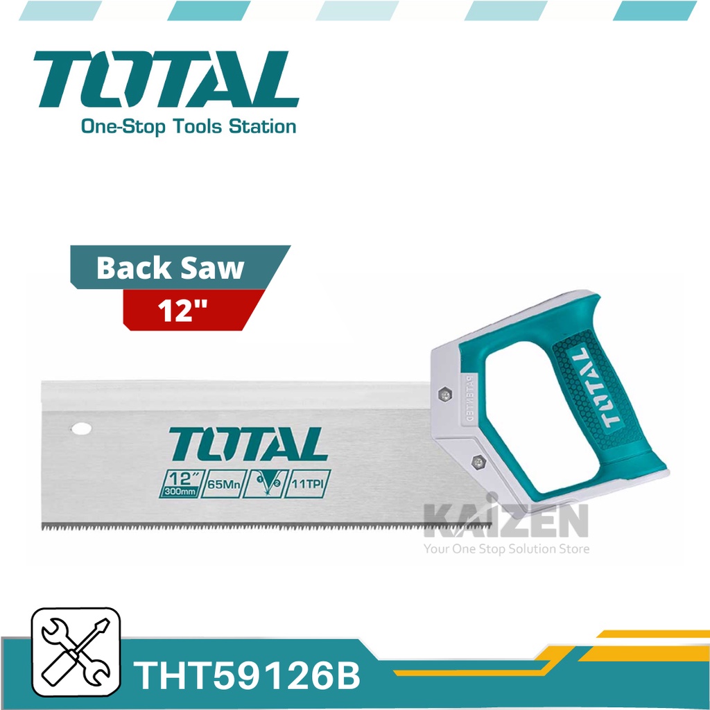 TOTAL THTK591262 / THT59126B Mitre Box and Back Saw Set ( REPLACEMENT ...