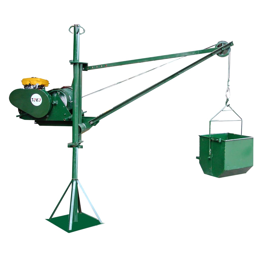 TOKU TKPLH-300 / TKPLH300 5HP Heavy Duty Air-Cooled Gasoline Mini Hoist ...