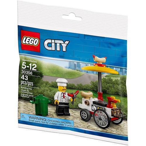 LEGO CITY Hot Dog Stand Polybag MISP 30356 | Shopee Malaysia