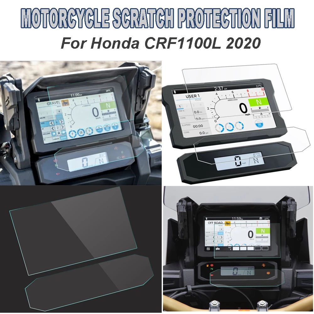 For Honda CRF1100L Cluster Scratch Protection Film CRF 1100L CRF1100 L ...