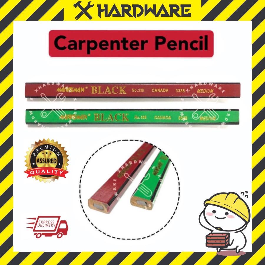 6pcs Marksman Carpenter Pencil/pensil tukang kayu/pensel conteng ...