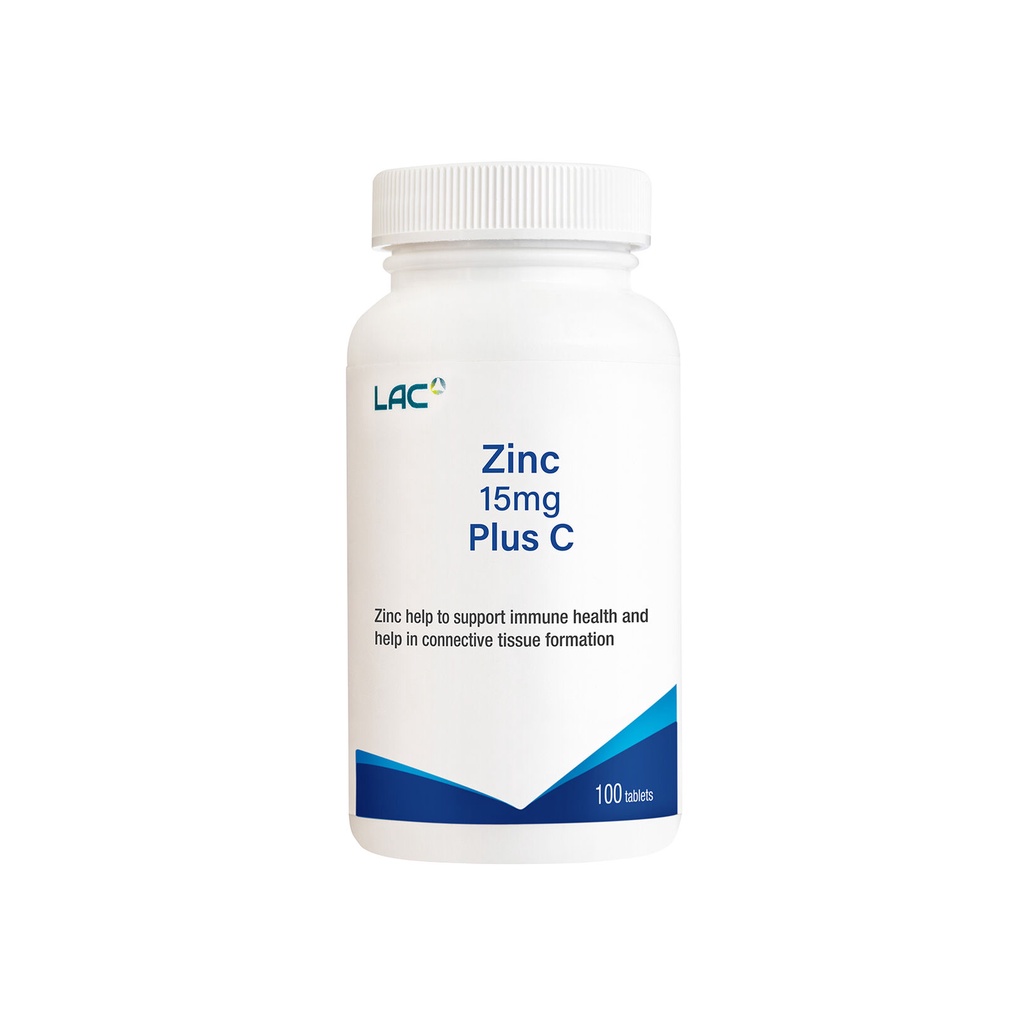 LAC Zinc 15mg Plus C (100 Tablets) | Shopee Malaysia