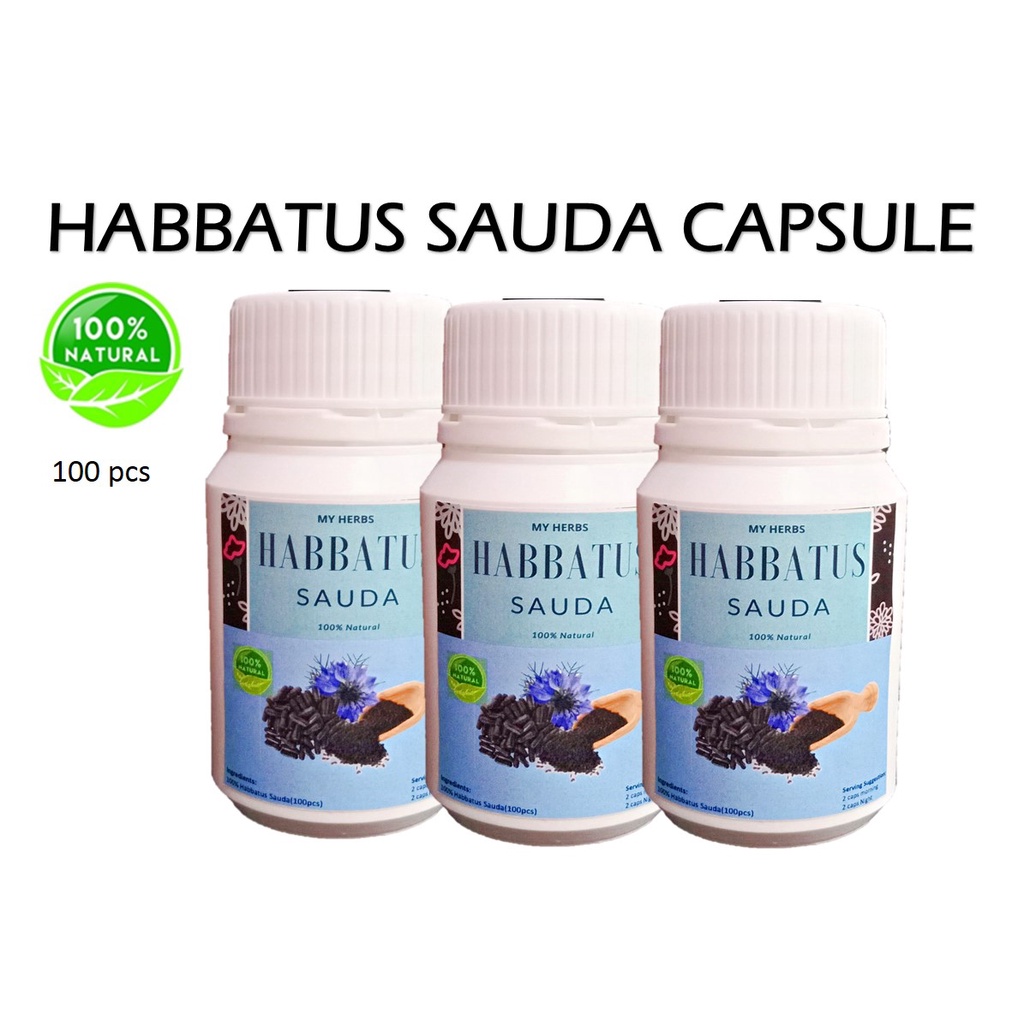 HOMEMADE Kapsul Habbatus sauda 100 biji black seed habbatus sauda ...