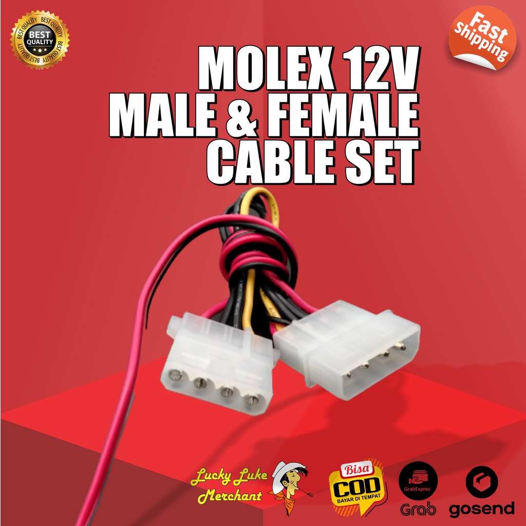 Molex Cable 12V CPU Power Supply Cable for CPU Fan Modified RGB Light ...