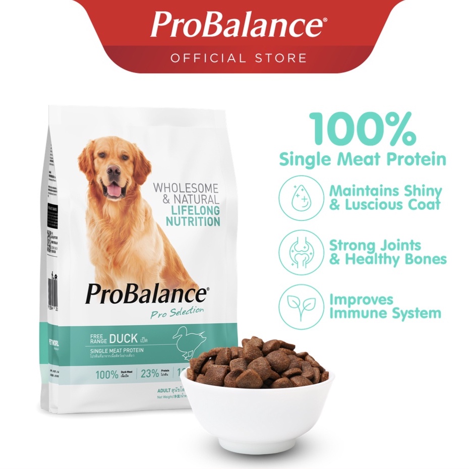 ProBalance Adult Dry Dog Food - Duck/Salmon/Chicken/Beef/Lamb (2.7kg/3kg/3.2kg) | Shopee Malaysia