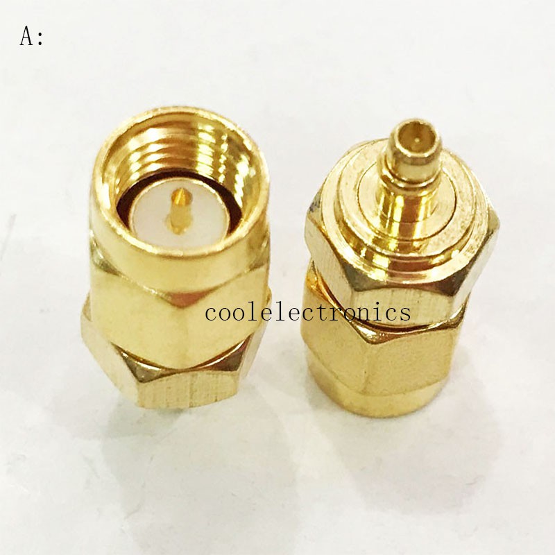 2pcs MMCX Female Male to SMA Male Female RF Coax Cable Adapter Connnector | Shopee Malaysia