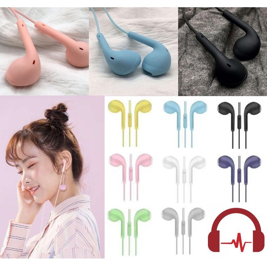 U42 Macaron Headset Wired Earphones with Microphone 3.5mm Universal ...