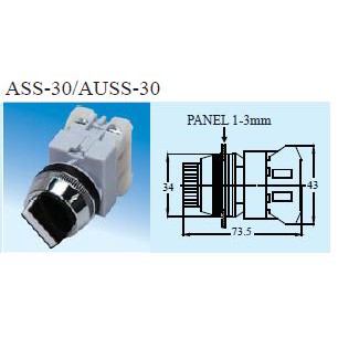 CKC 30MM push button selector switch emergency push button contact ...