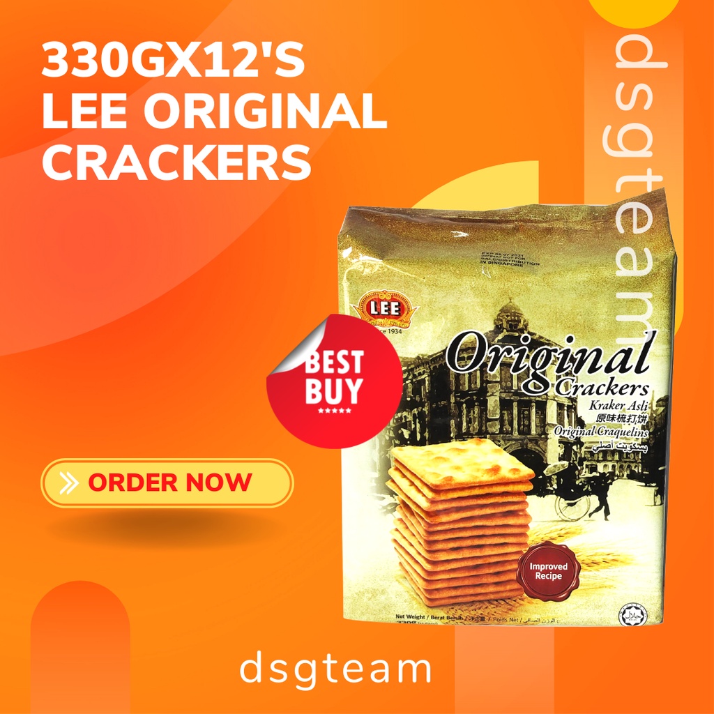 Lee Biscuits Crackers (330g x 12pcs) | Shopee Malaysia