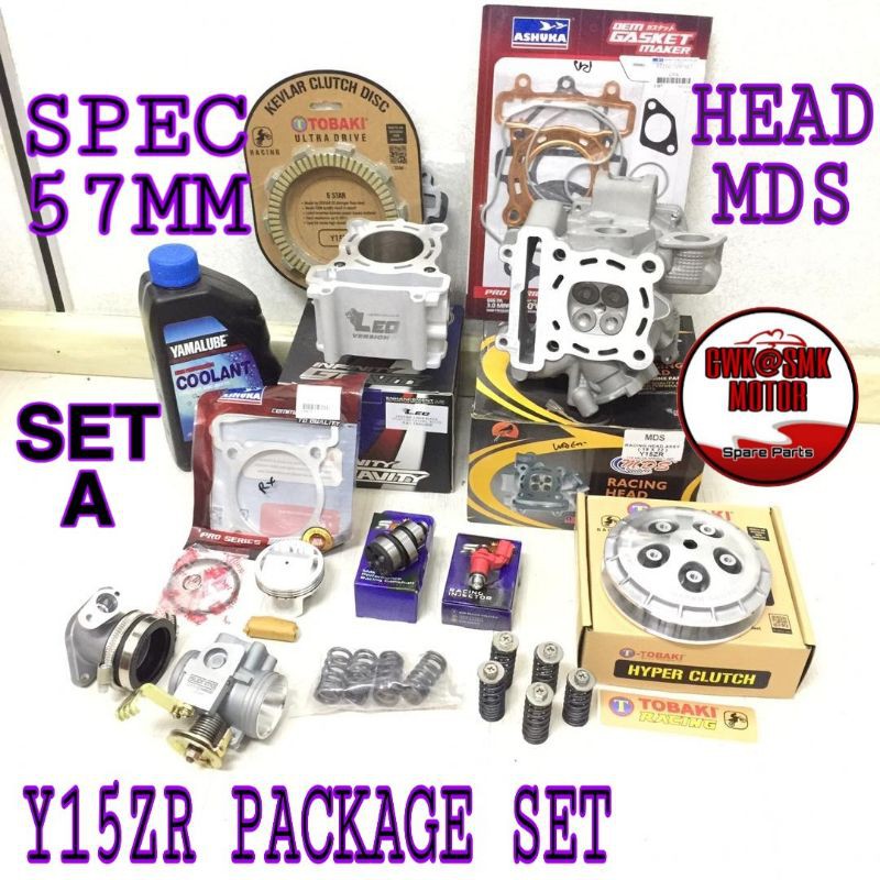Y15ZR COMBO SET SPEC 57MM HEAD 19/22 BLOCK SLEEVE + JET ROD SPEC ...
