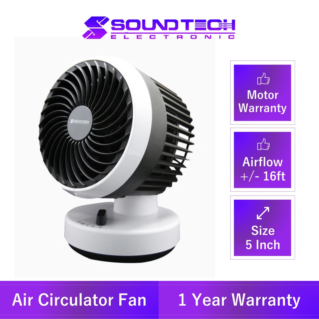 Soundteoh 5 Inch Air Circulation Fan ACF-8 | Stand Fan | Table Fan ...
