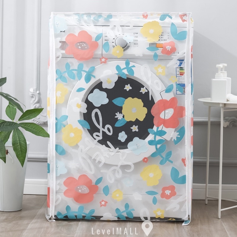 Washing Machine Cover Transparent Cute Pattern Top Load Universal ...