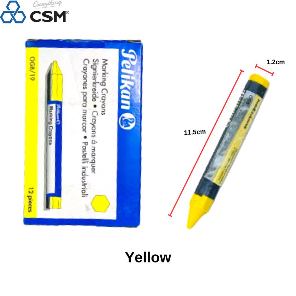PELIKAN DIAMOND Marking Crayons OGB Cardboard Crayon Carton Wax Pencil ...