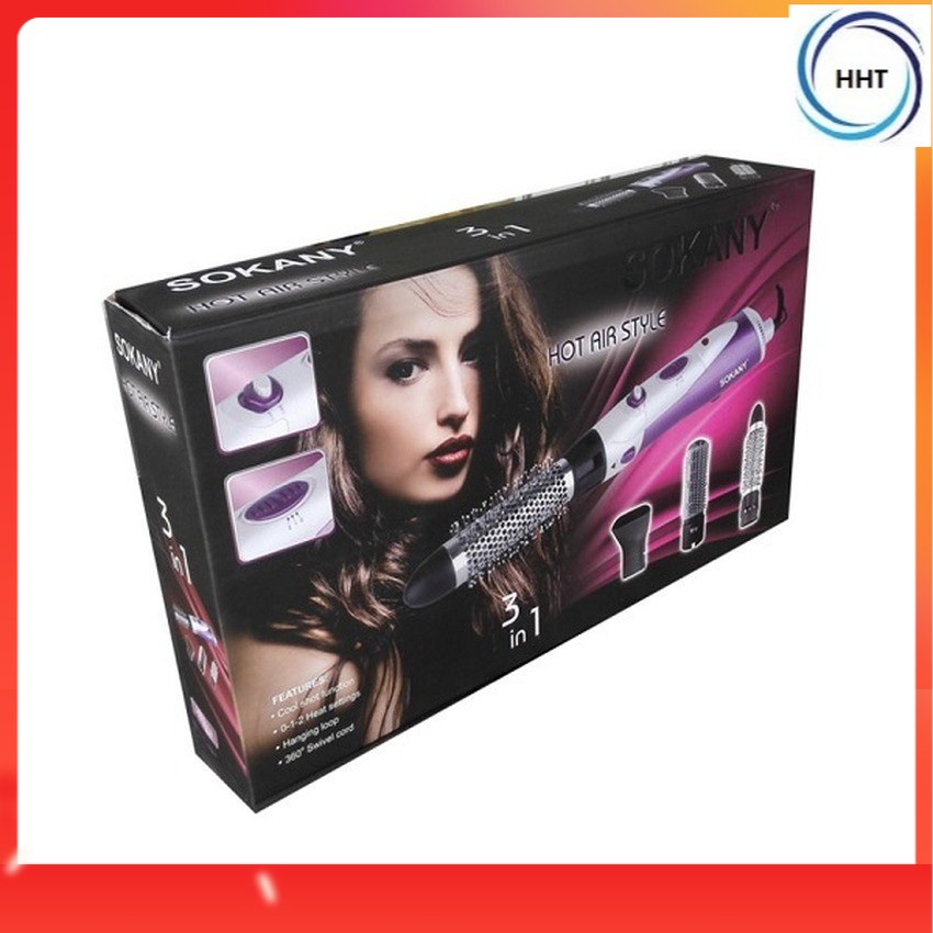 Sokany 3 In 1 Hot Air Style Set | Shopee Malaysia