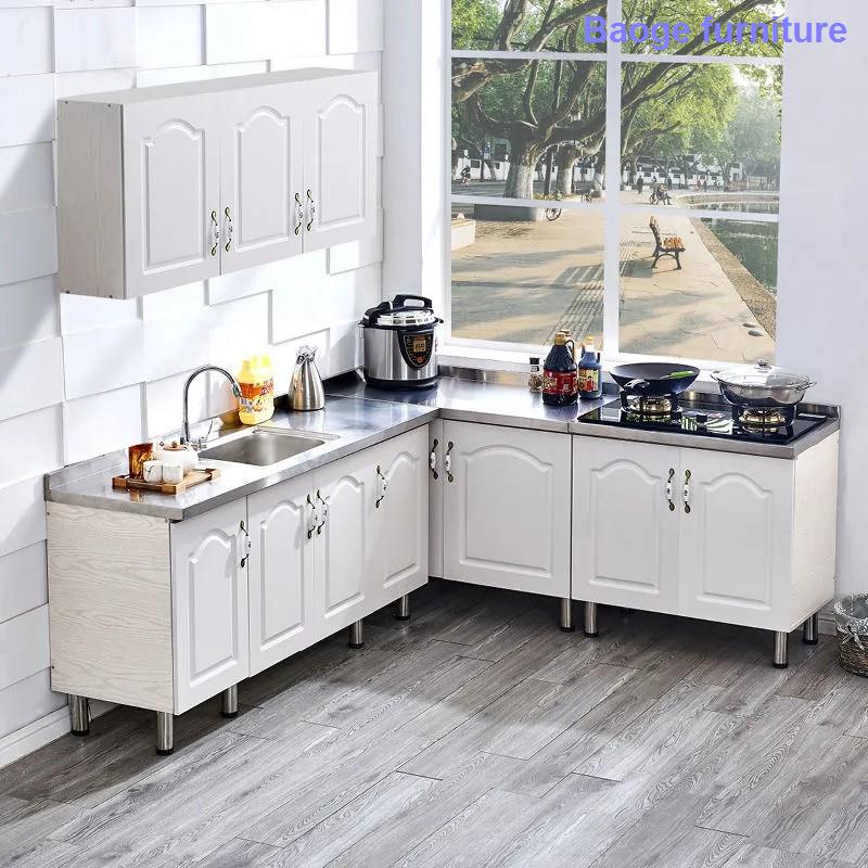 almari simple cabinets stainless steel sink household kitchen ...