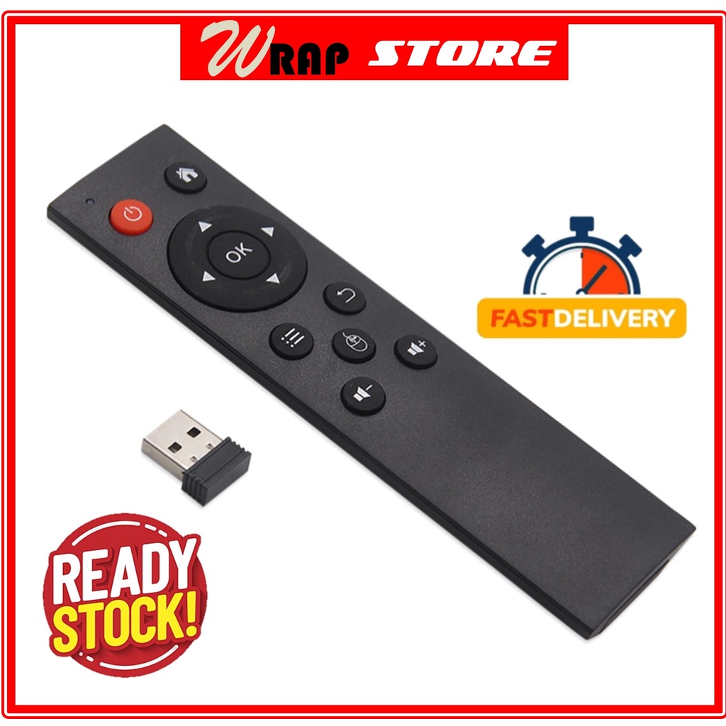 Universal 2.4G Wireless Mouse Keyboard Remote Control For PC Android TV ...