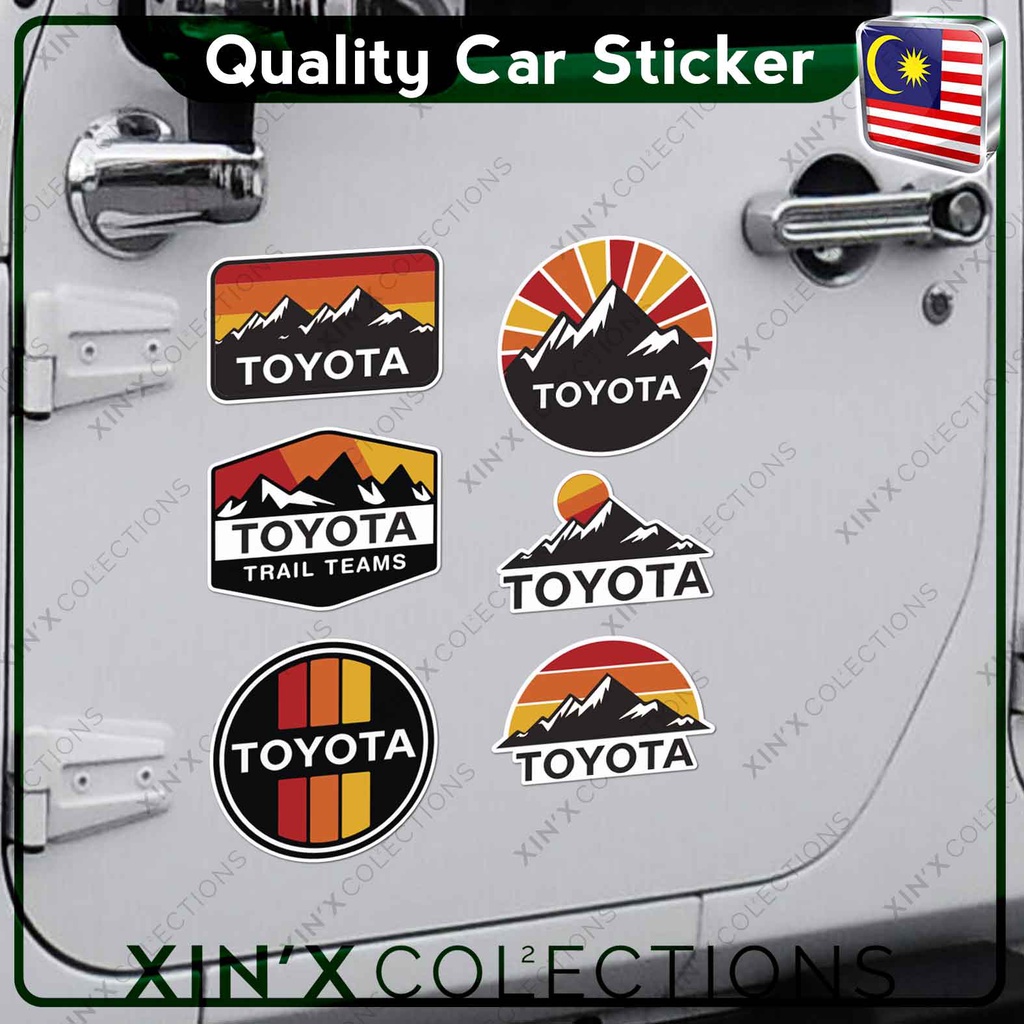 TOYOTA 4x4 off-road off road adventure trail team pick up hilux Sticker ...