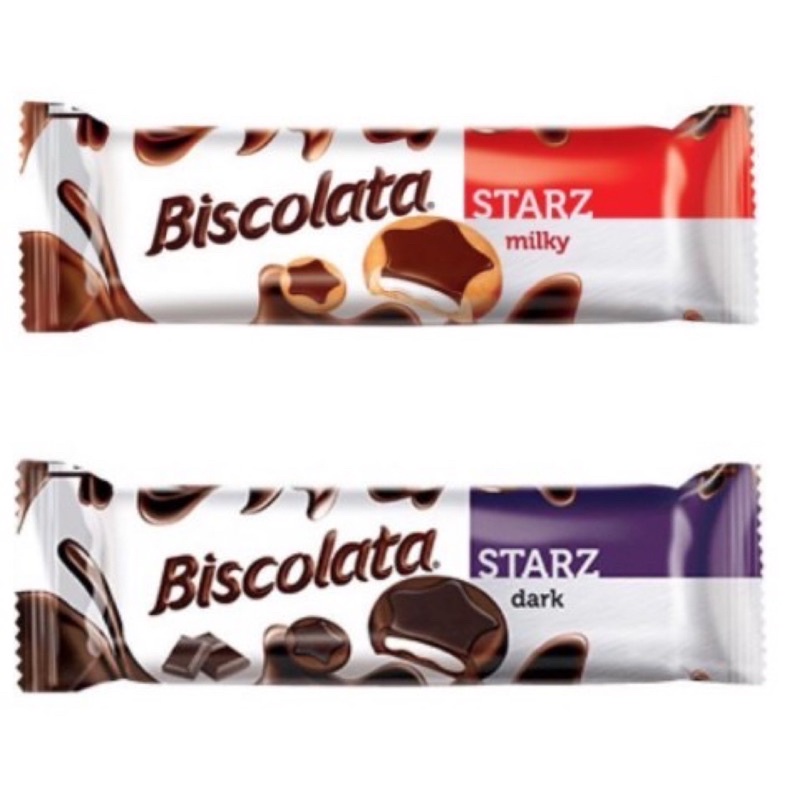 🇹🇷 [Turkey] Biscolata Starz Milky Biscuit (Milk chocolate coated ...