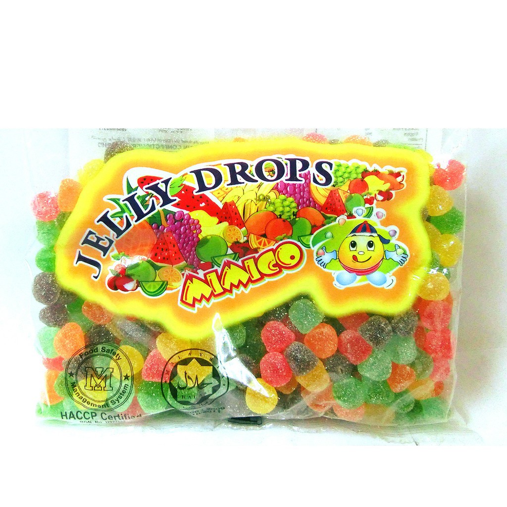 350gram Mimico Jelly Drops Mini Gummy Sweets Fruity Flavour Gula Lembut ...