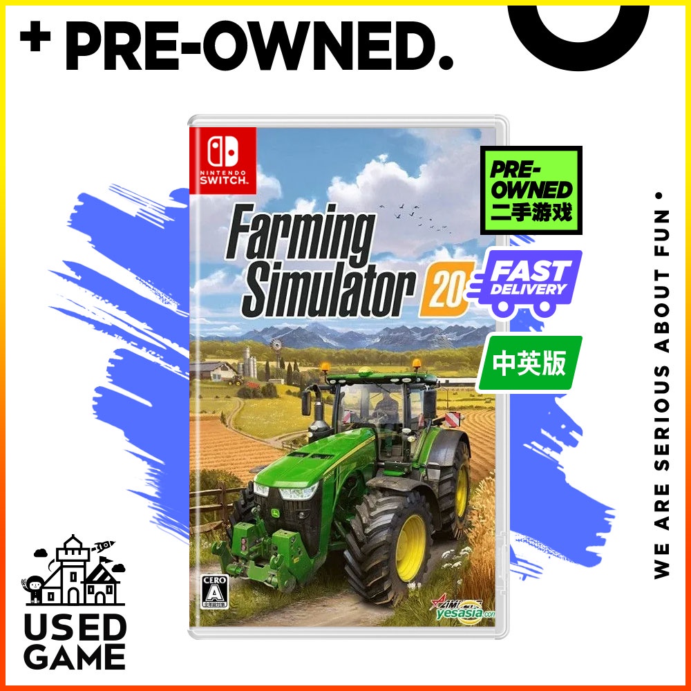 [USED] Nintendo Switch NS Farming Simulator 20 [JPN/Eng/Chi] | Shopee ...