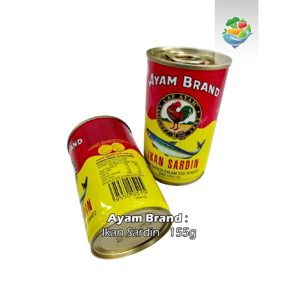 [NEW STOCK] - Sardin AYAM BRAND - 155grm | Shopee Malaysia