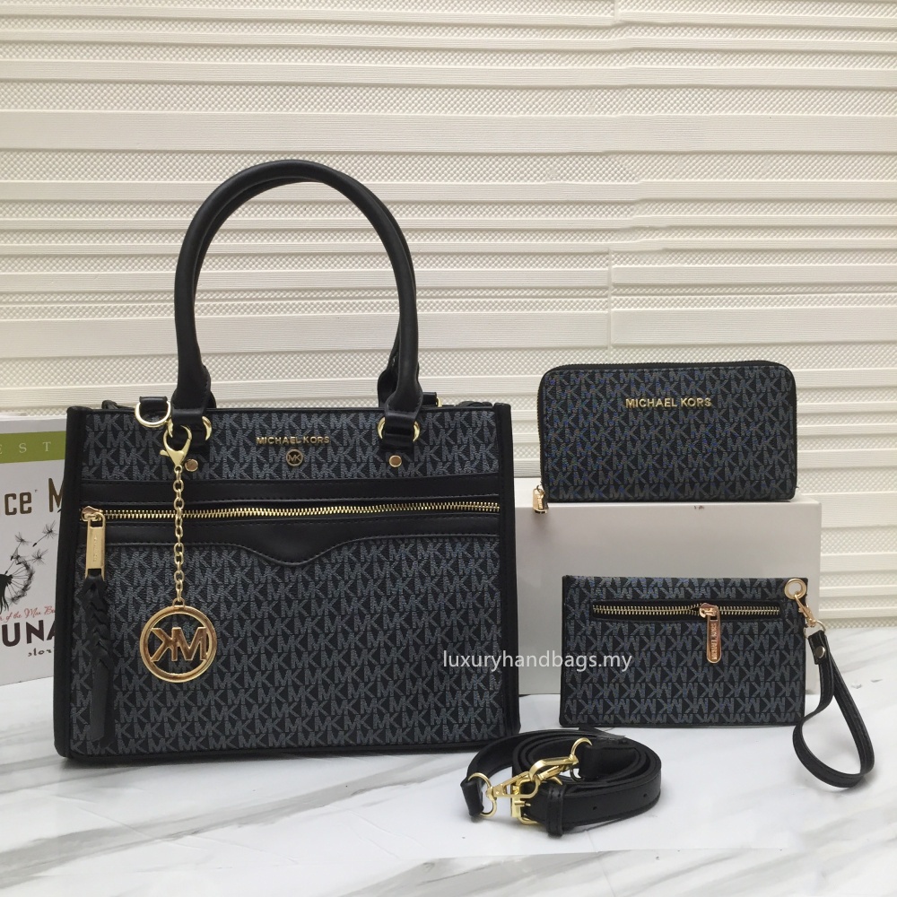 premium bag 3 pcs set handbag women shouder crossbody bag | Shopee Malaysia