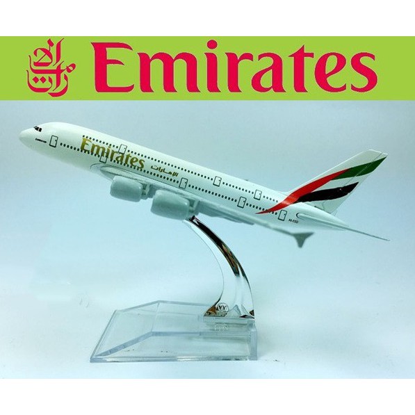 Emirates Airbus A380-800 14cm aircraft model Die Cast Collection (Pre ...