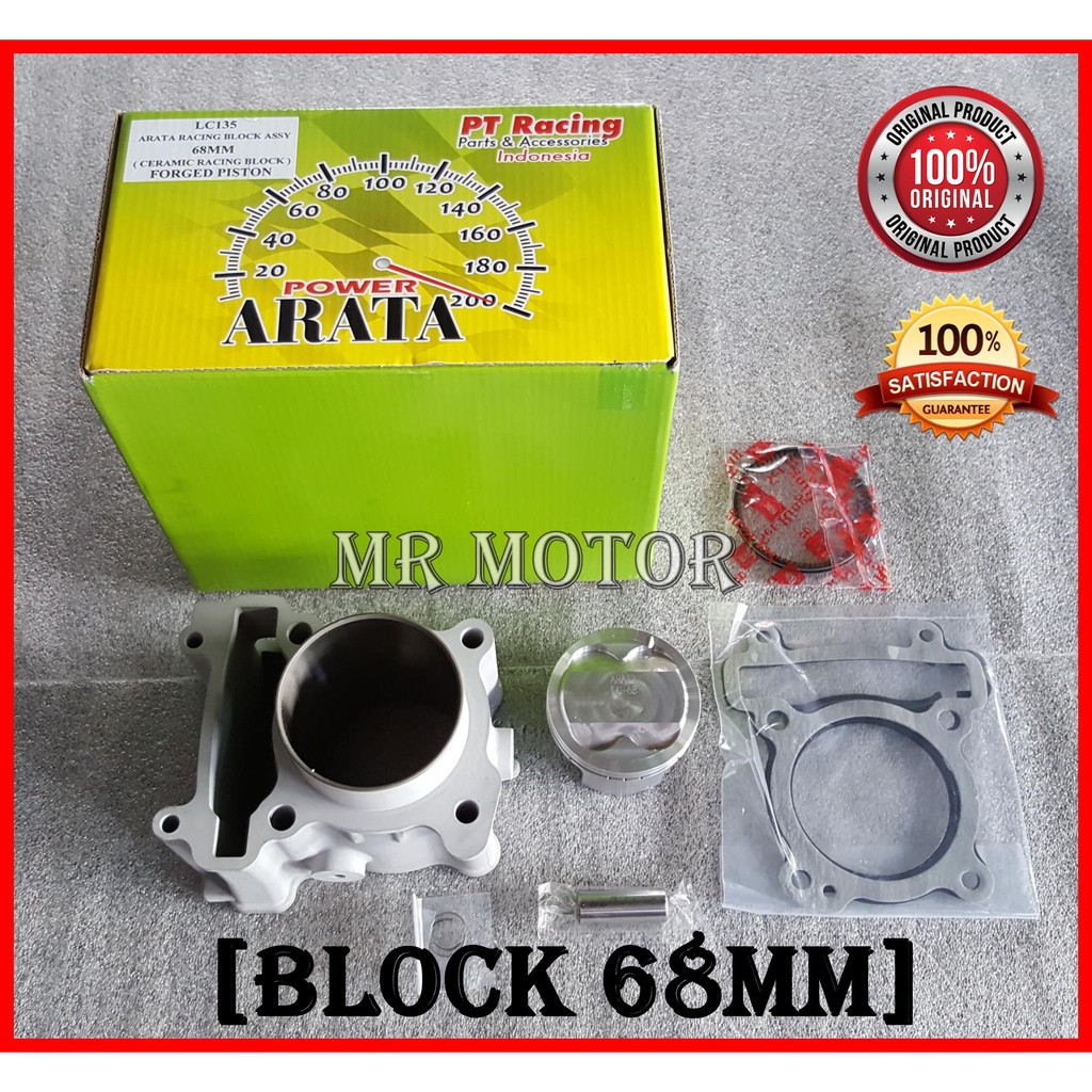 Block Ceramic With Piston Forged LC135 68mm Arata Racing (100% Original ...