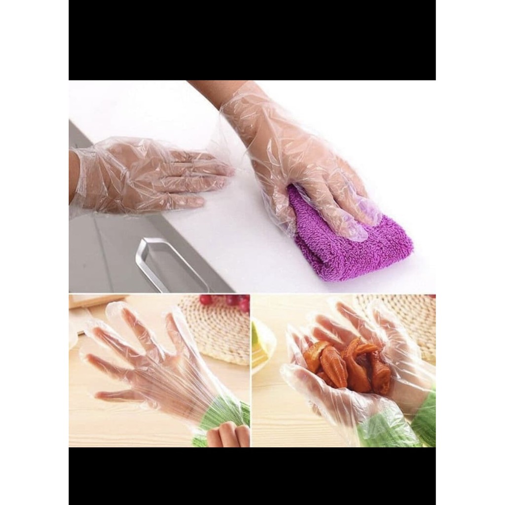 Plastic GLOVES DISPOSABLE PLASTIC GLOVES | Shopee Malaysia