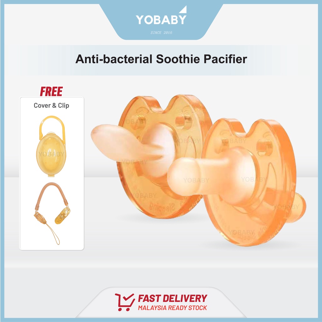 【CLEARANCE】 ANTI-BACTERIAL Soothie Pacifier Baby Silicone Soothie ...