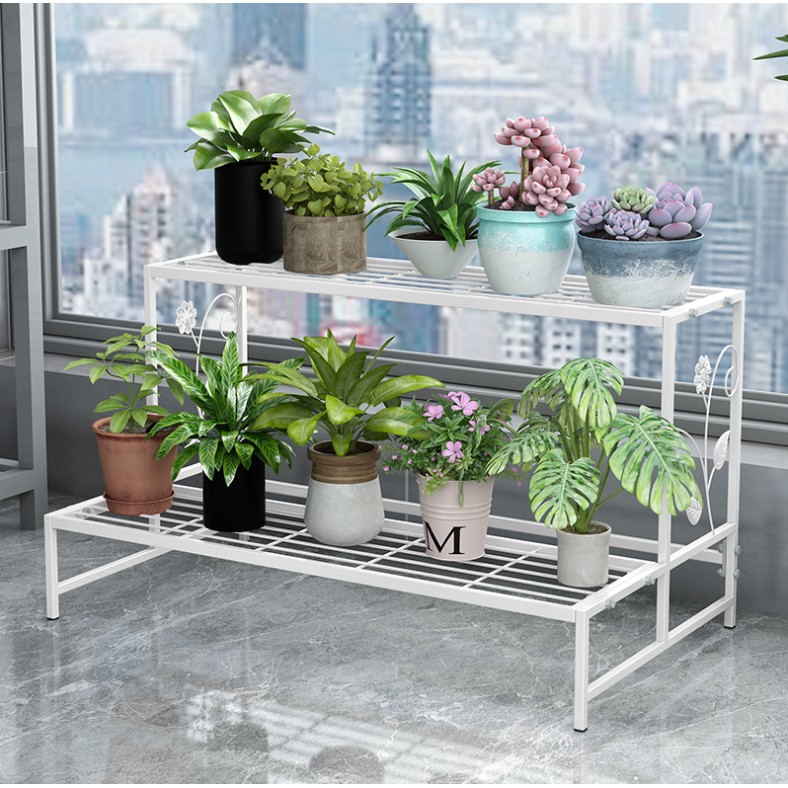 Succulents Ladder Plant Rack Stainless Steel Flower Rack For Indoor ...