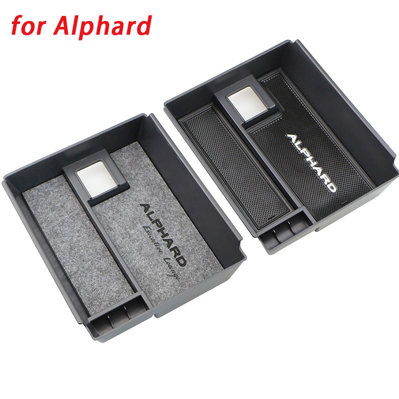 Car Armrest Storage Box for Toyota Alphard Vellfire AH30 2015 2016 2017 ...