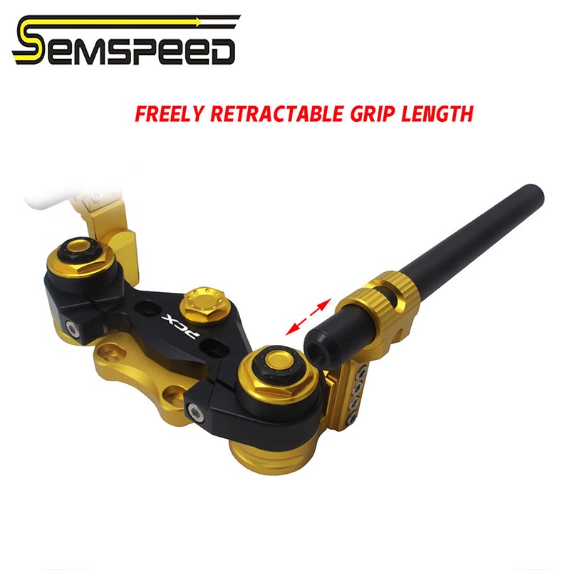 【SEMSPEED】For Honda PCX125 PCX150 PCX160 2021-2024 Motorcycle CNC 7/8 22mm Adjustable Steering ...