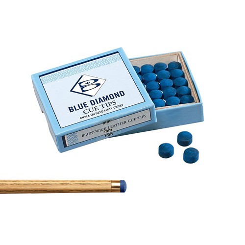 Brunswick Blue Diamond Cue Tip For Pool & Snooker (1 Piece) | Shopee ...